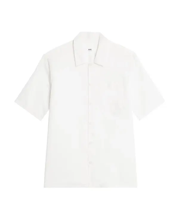 AMI Paris Buttoned Short-sleeved Shirt