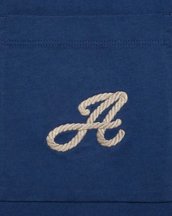 AUTRY Embroidered-logo T-shirt
