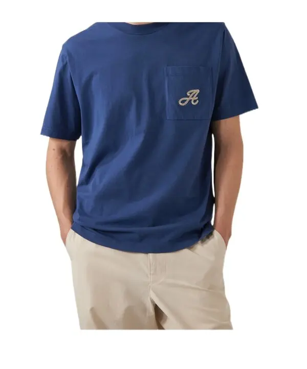 AUTRY Embroidered-logo T-shirt