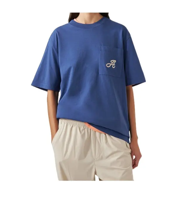 AUTRY Embroidered-logo T-shirt