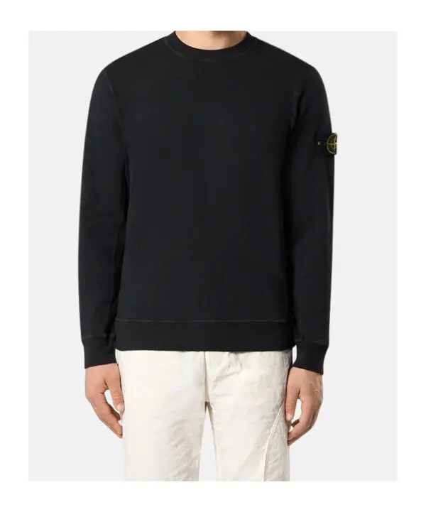 Stone Island Compass-badge Crewneck Sweatshirt