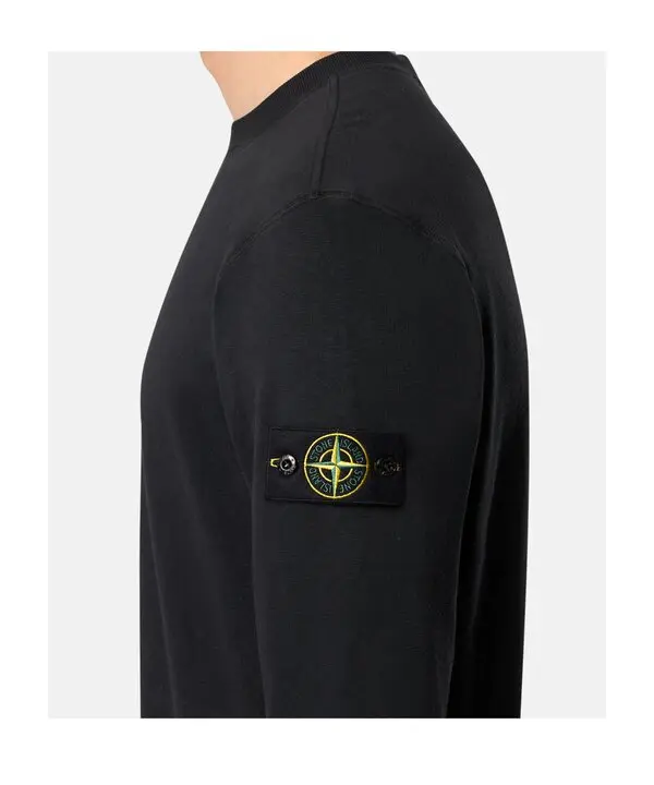 Stone Island Compass-badge Crewneck Sweatshirt