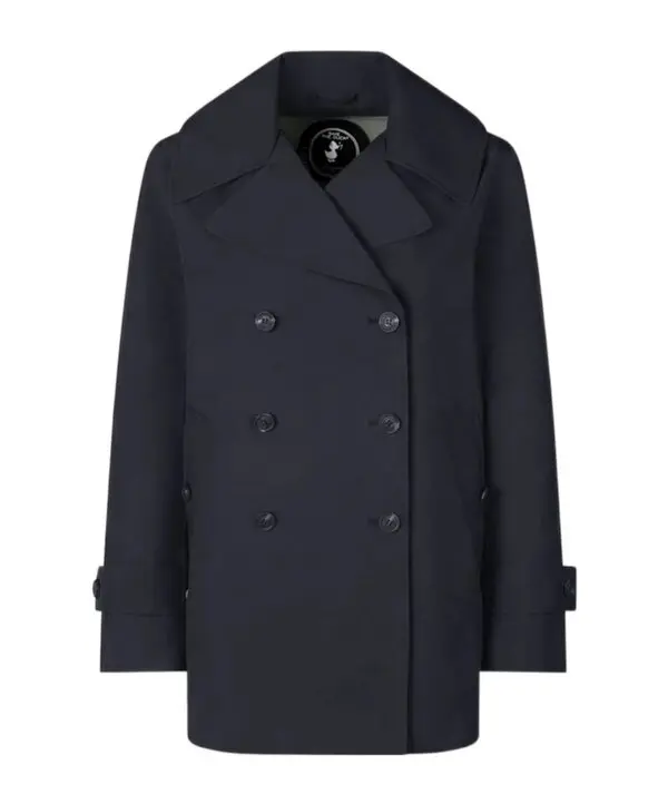 SAVE THE DUCK Trench Donna Sofi Blu Nero