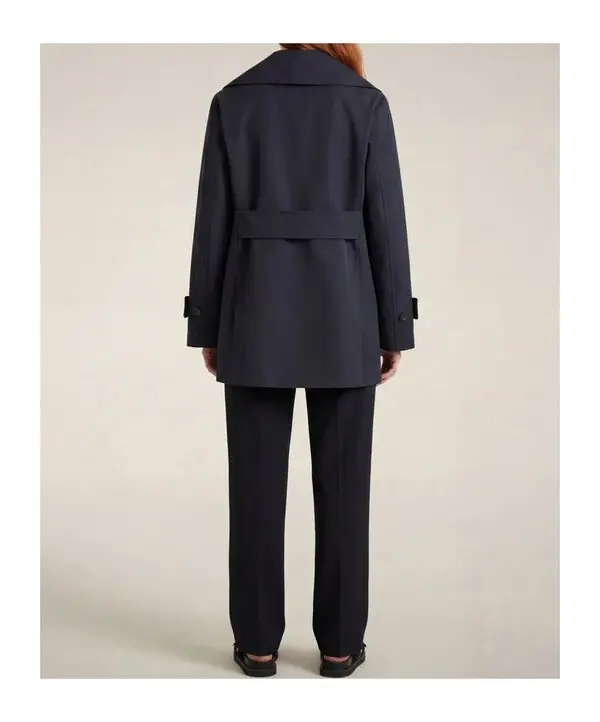 SAVE THE DUCK Trench Donna Sofi Blu Nero