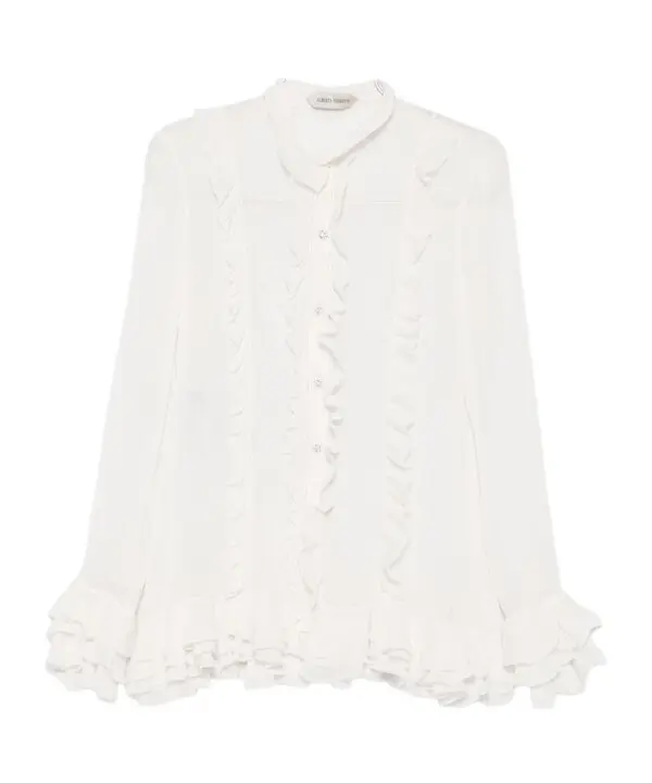 Alberta Ferretti Ruffled Shirt