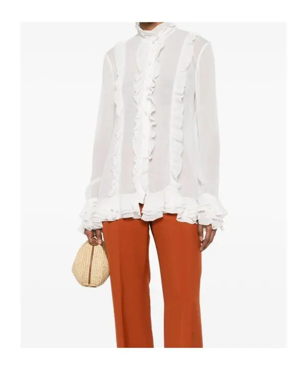 Alberta Ferretti Ruffled Shirt