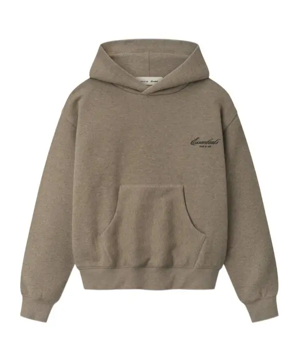Fear Of God Logo Detail Hoodie - Green