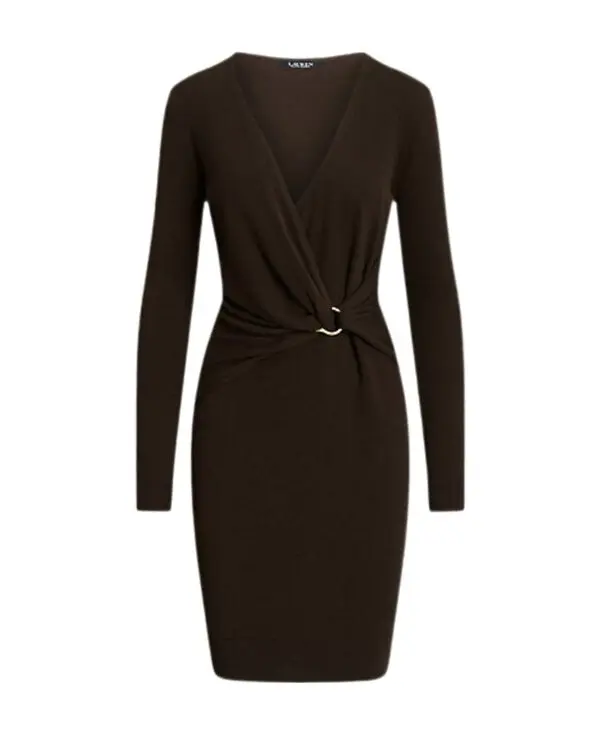 Ralph Lauren V-neck Wrapped Dress