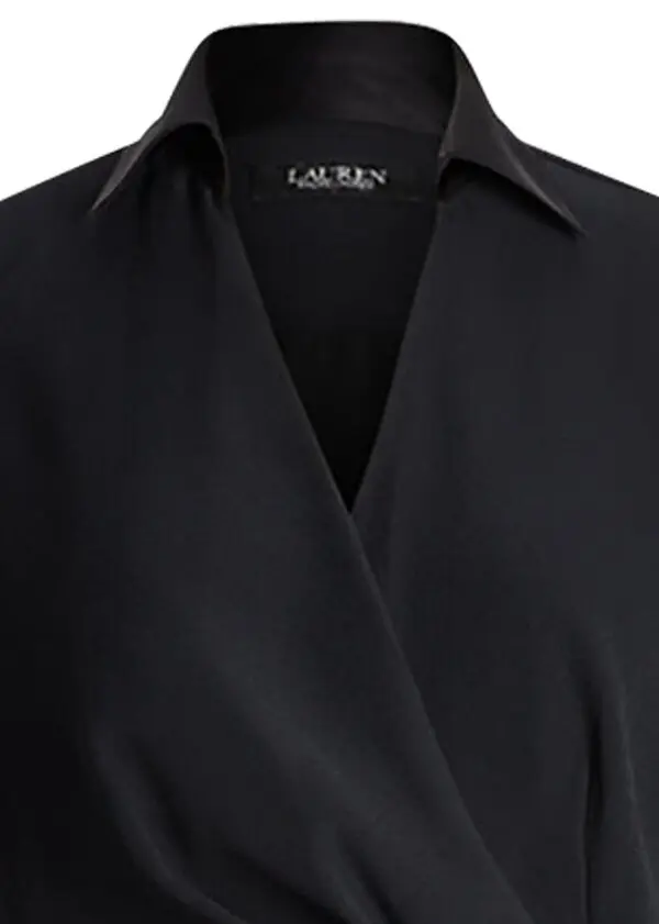 Ralph Lauren Long-sleeved V-neck Jumpsuit