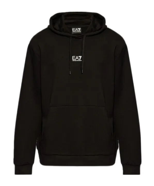 EA7 Drawstring Long-sleeved Hoodie