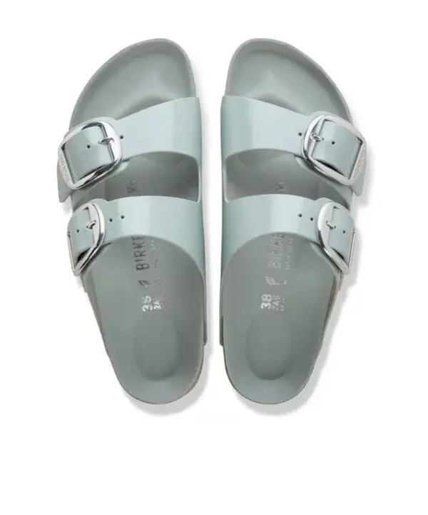 BIRKENSTOCK Arizona Big Buckle Sandals - Gray