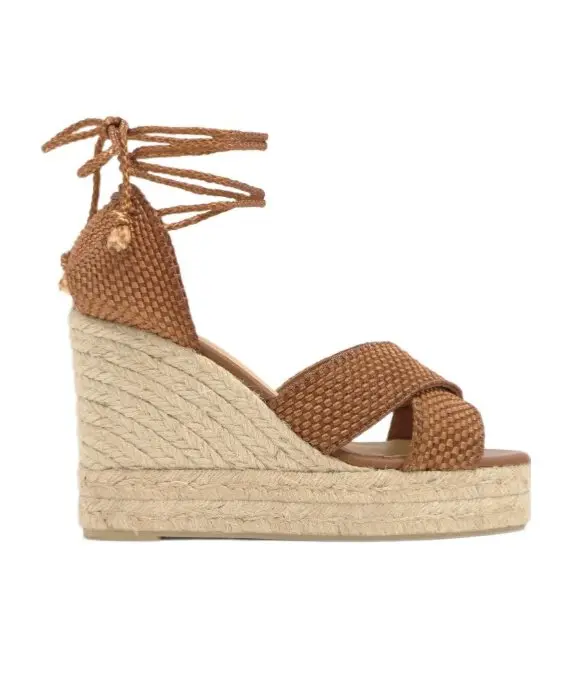 CastaÑer Round-toe Wedge Sandals