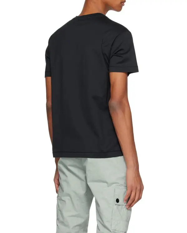 Stone Island Logo Patch Crewneck T-shirt