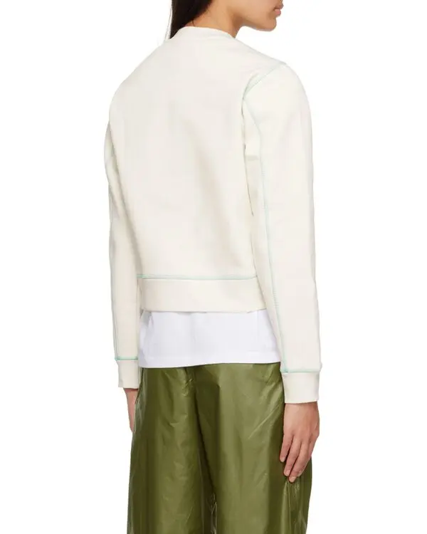 GANNI Isoli Rock Logo-embroidered Crewneck Sweatshirt