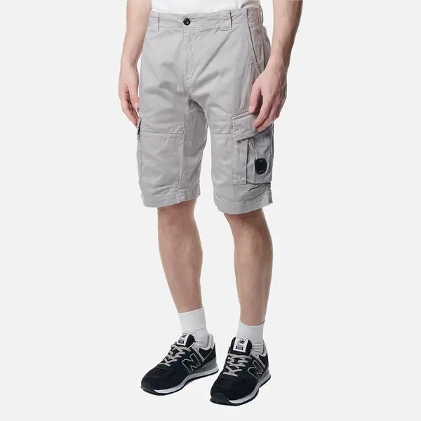 C.P. COMPANY Logo-appliqué Shorts