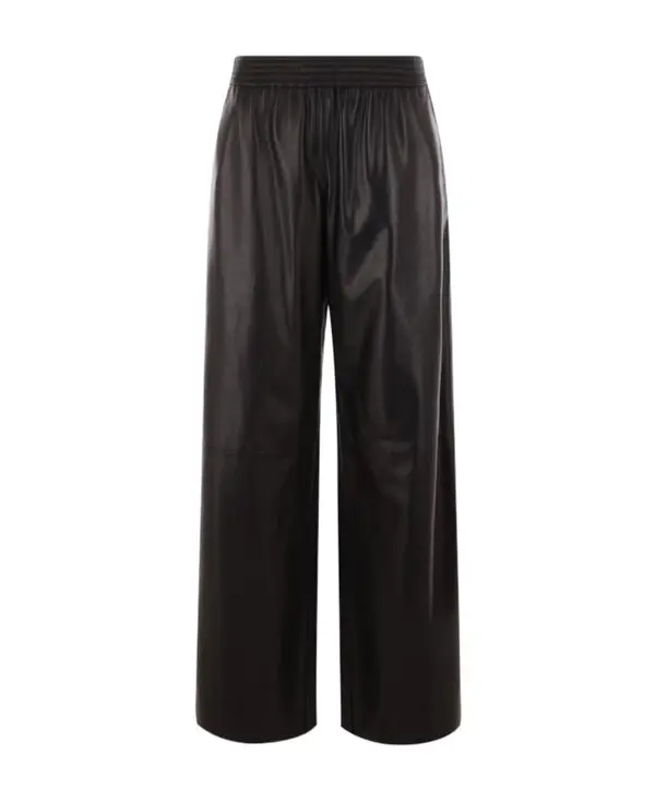 Drome High Waist Wide Leg Trousers - Black