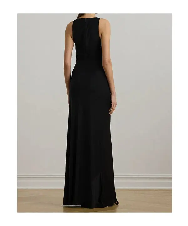 Ralph Lauren Sleeveless Maxi Gown Dress - Black