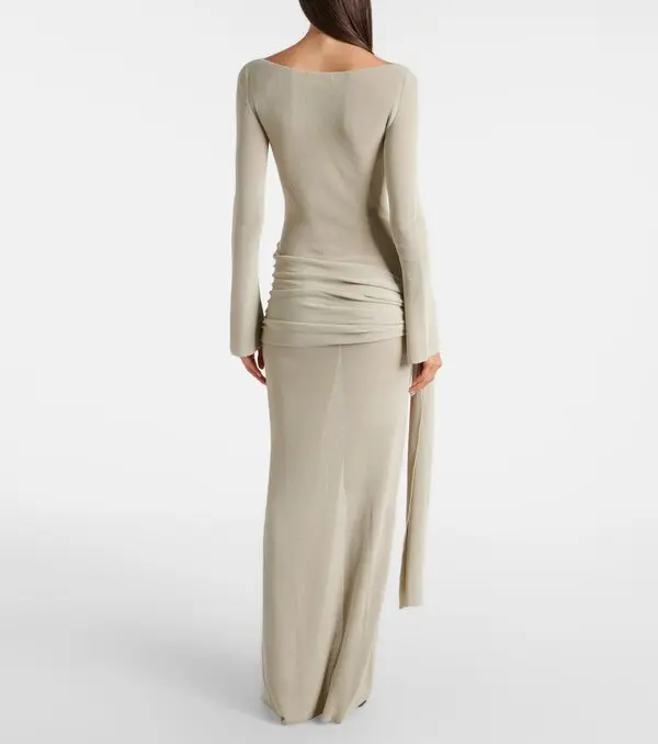AYA MUSE Astra Cotton-blend Maxi Dress