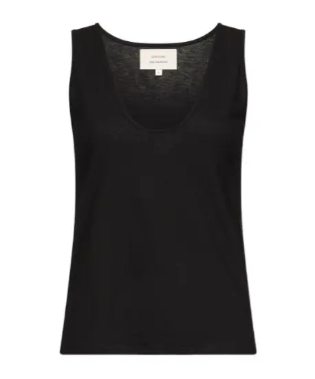 Loulou De Saison Albia Tank Top - Black