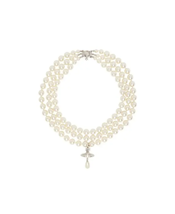 VIVIENNE WESTWOOD Pearl Necklace - Yellow