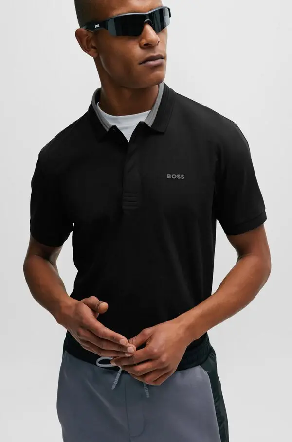 Hugo Boss Logo-print Polo Shirt
