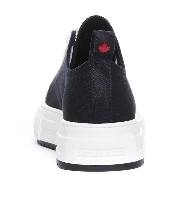Dsquared2 Round Toe Platform Sneakers
