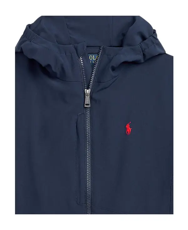 Polo Ralph Lauren Zip-up Hooded Jacket With Embroidered Logo