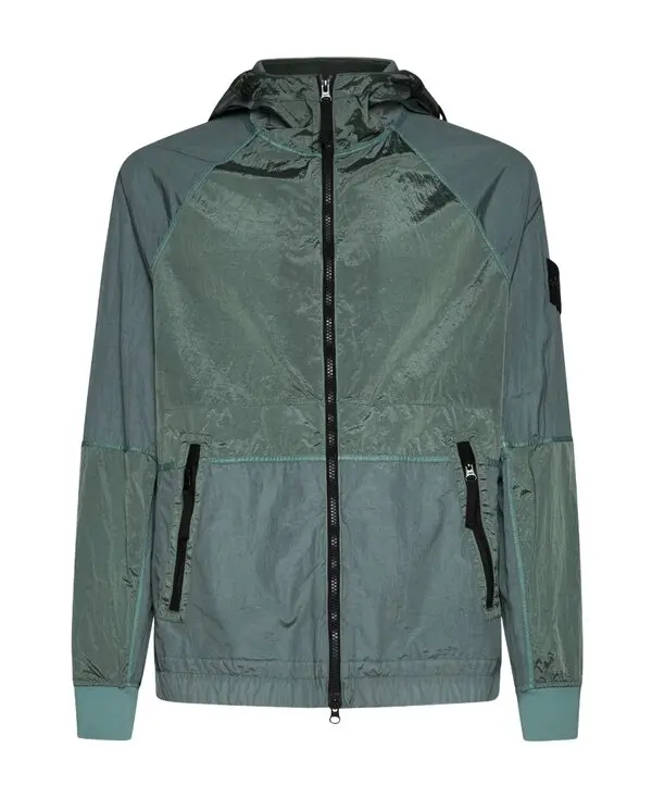 Stone Island Compass Patch Hooded Jacket