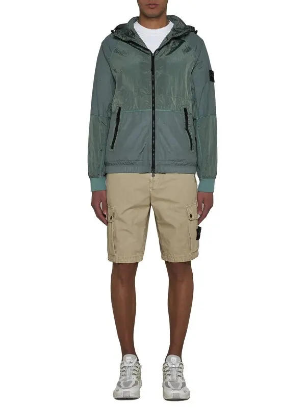 Stone Island Compass Patch Hooded Jacket