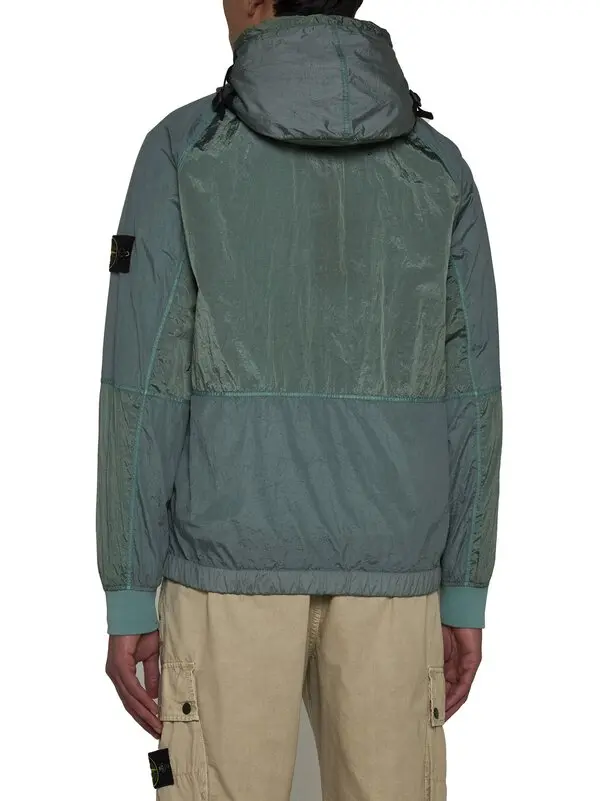 Stone Island Compass Patch Hooded Jacket