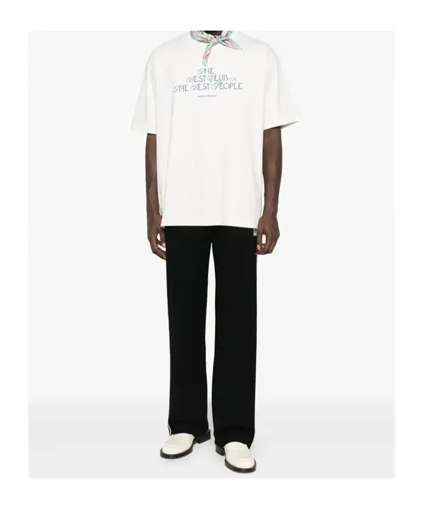 Drole De Monsieur Text-print T-shirt
