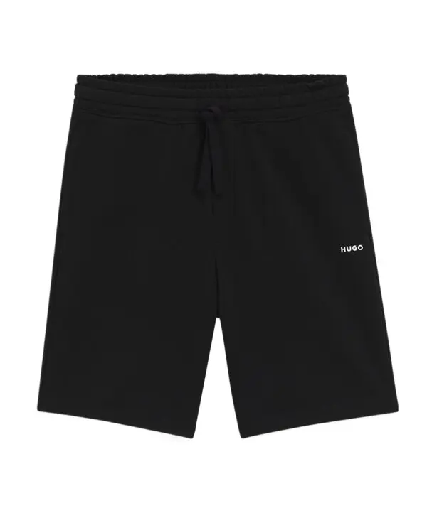 Hugo Boss Logo Printed Drawstring Bermuda Shorts