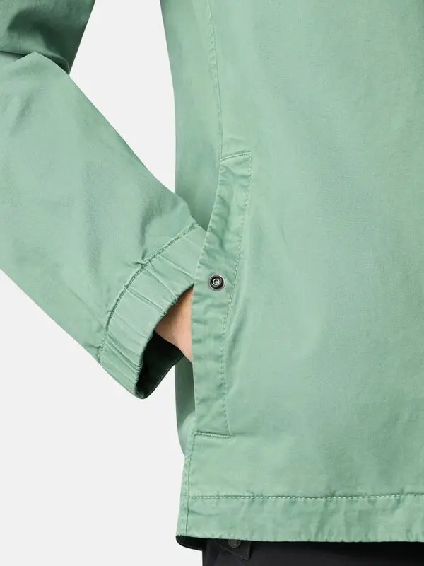 Stone Island Overshirt With Zip Fastening