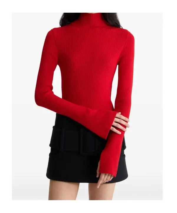 PATOU Ribbed High-neck Sweaters