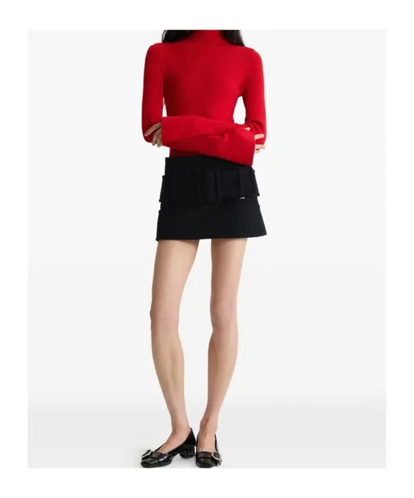PATOU Ribbed High-neck Sweaters