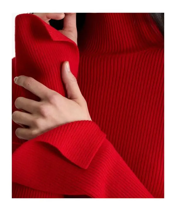 PATOU Ribbed High-neck Sweaters