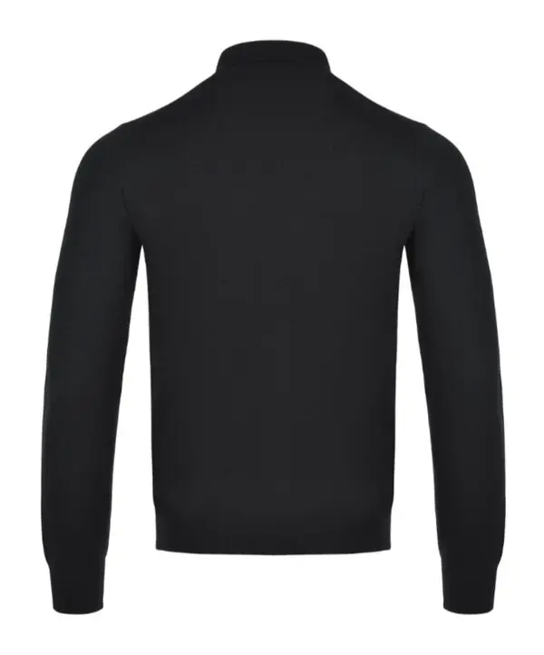 Tagliatore Palmer Long-sleeved Knitted Polo Shirt