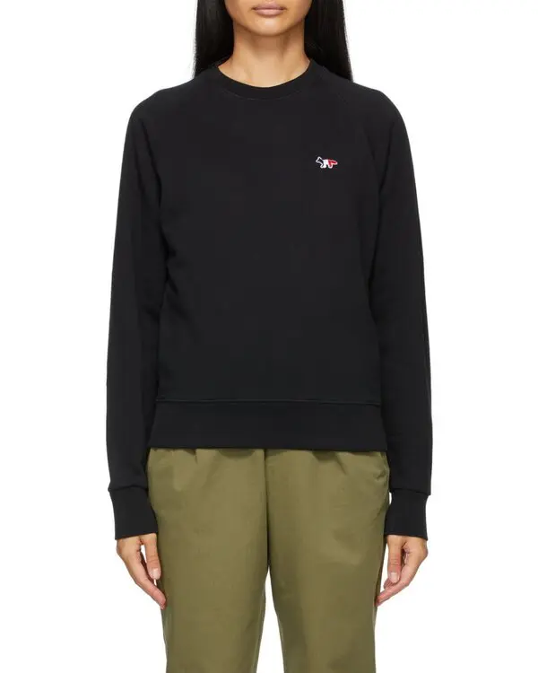 Maison Kitsuné Embroidered Fox Patch Sweatshirt