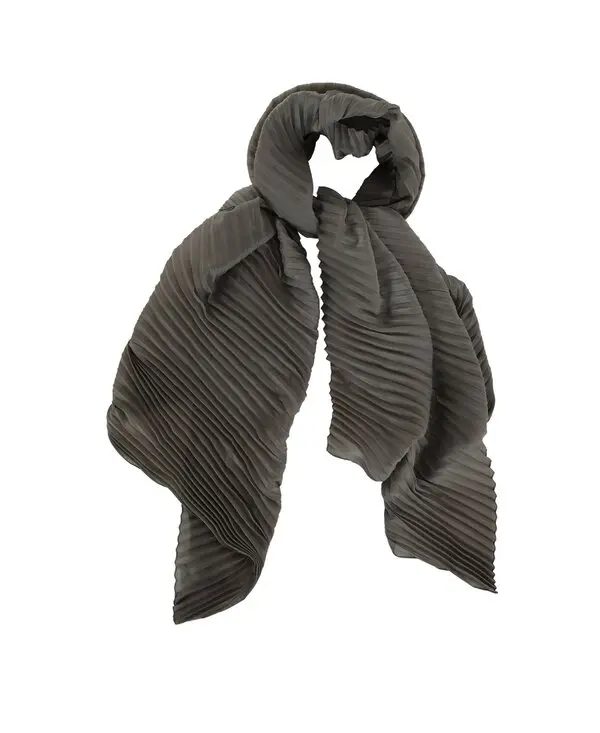 Emporio Armani Pleated Oversized Scarf