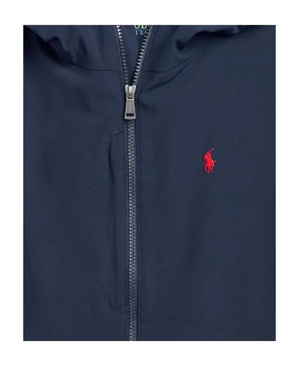 Polo Ralph Lauren Hooded Zip Up Jacket With Embroidered Logo