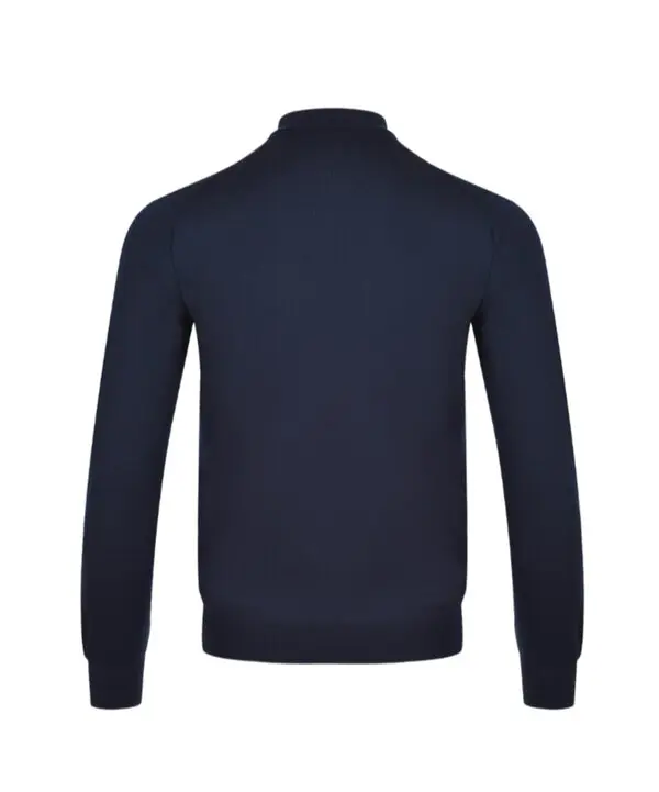 Tagliatore Palmer Long-sleeved Knitted Polo Shirt