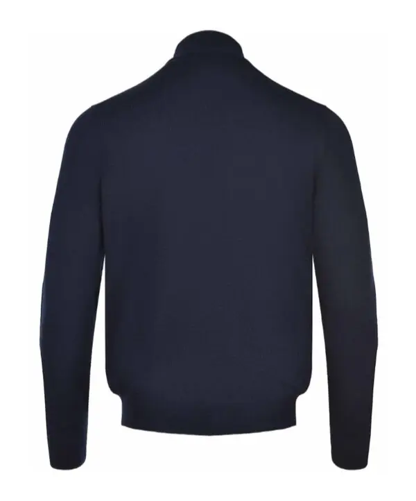 Tagliatore High Neck Knitted Jumper With Ribbed Cuffs And Hem
