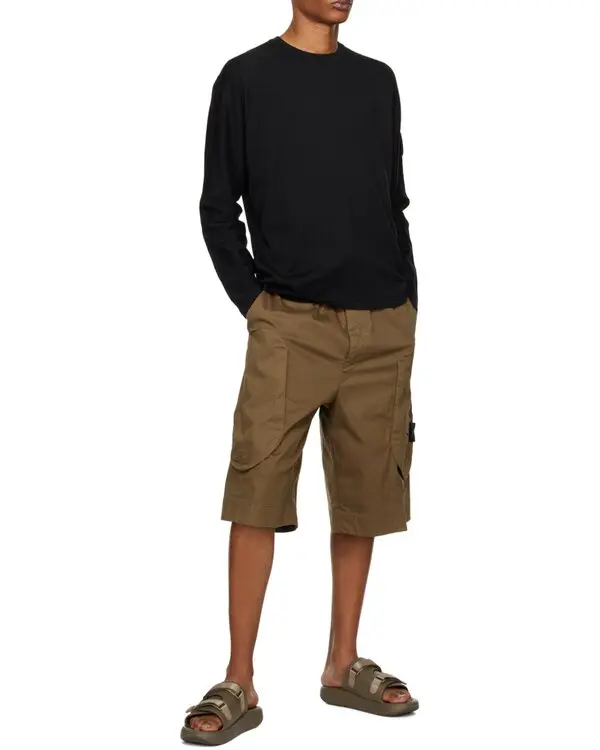 Stone Island Crewneck Sweatshirt With Logo Patch
