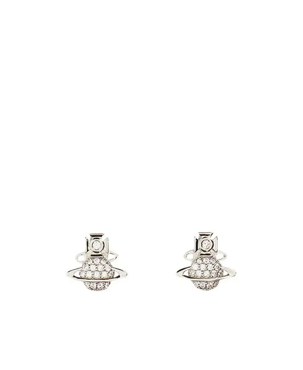 VIVIENNE WESTWOOD Tamia Orb Earrings - White
