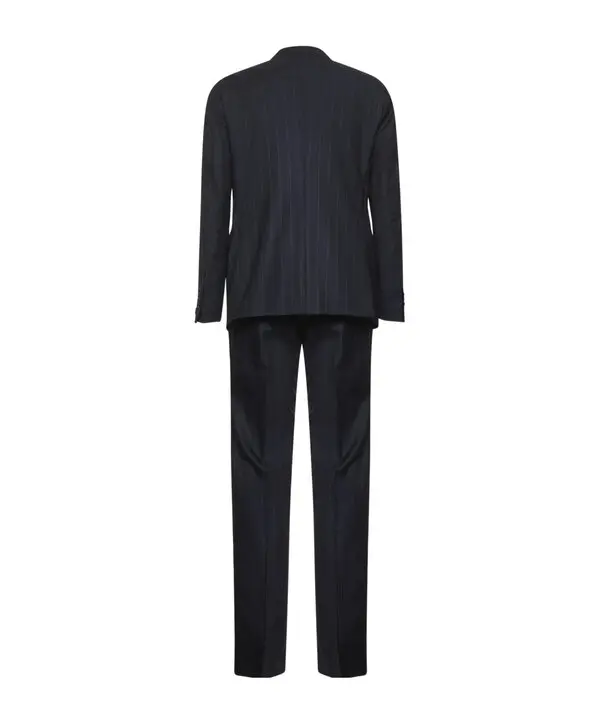 Tagliatore Single Breasted Striped Two-piece Suit