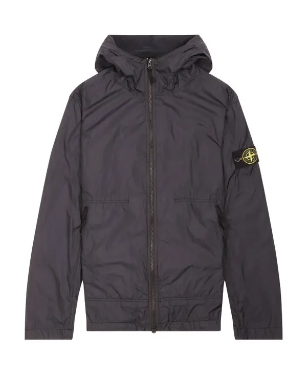 Stone Island Logo Patch Zip-up Jacket
