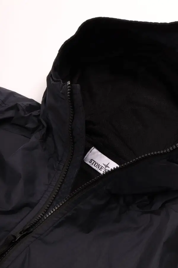 Stone Island Logo Patch Zip-up Jacket