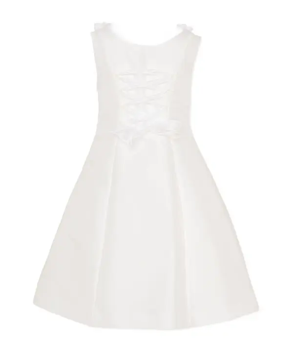 Monnalisa Floral-appliqué Dress