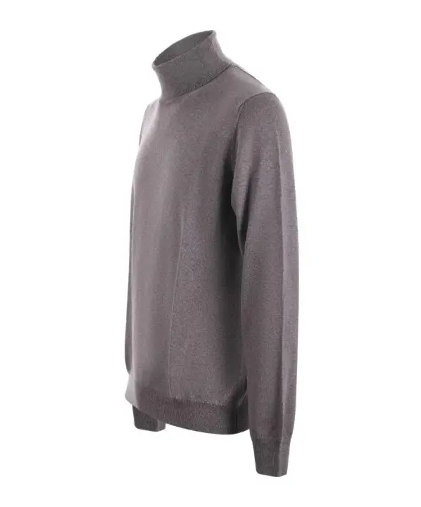 Tagliatore Miles High Neck Knitwear - Gray