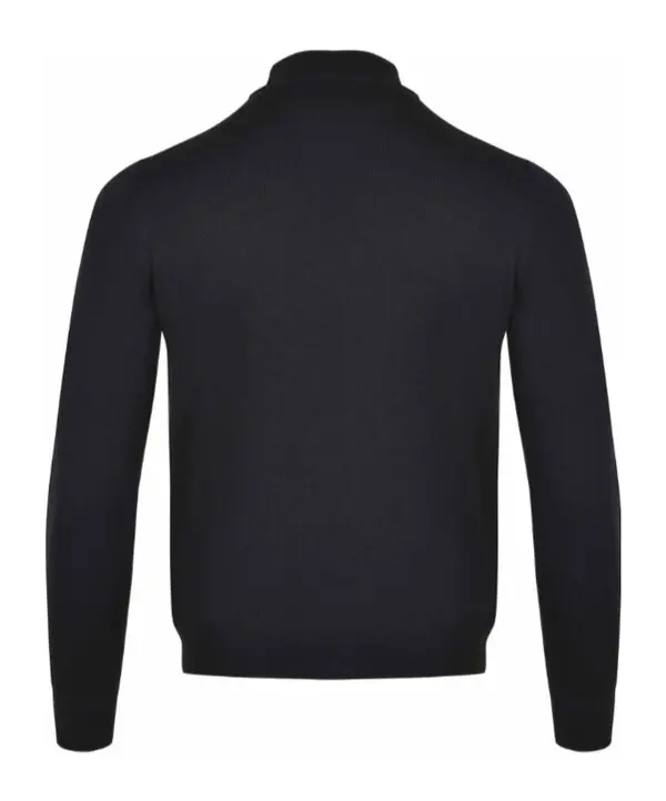 Tagliatore High Neck Knitted Jumper With Ribbed Details
